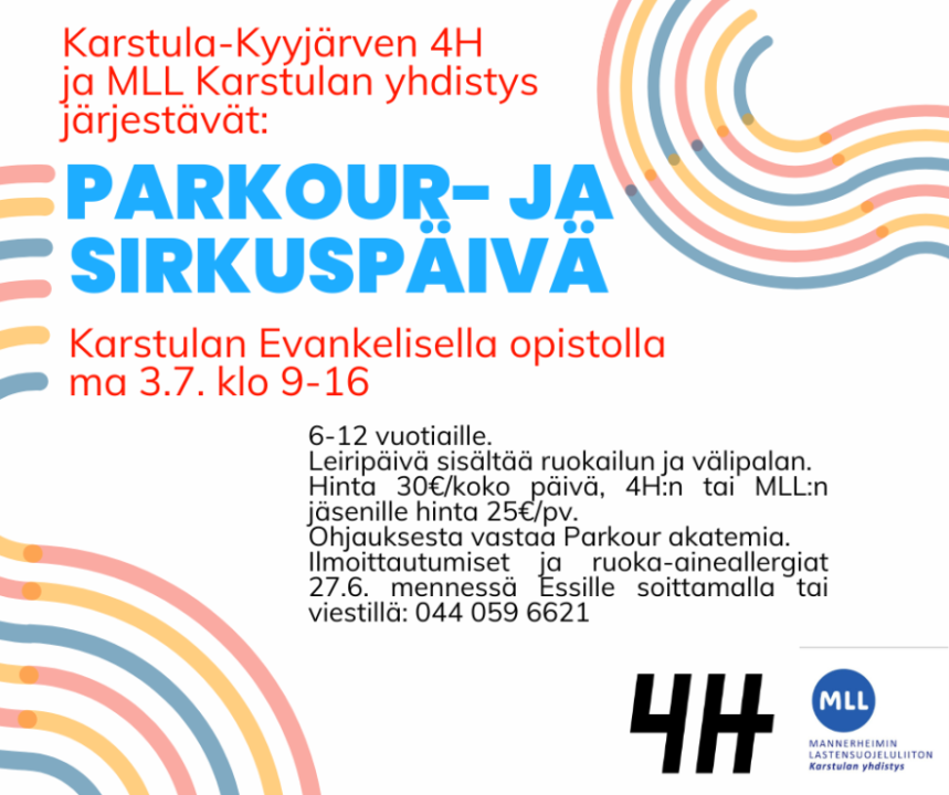 Parkour- ja sirkuspäivä Karstulassa | Nopolanews